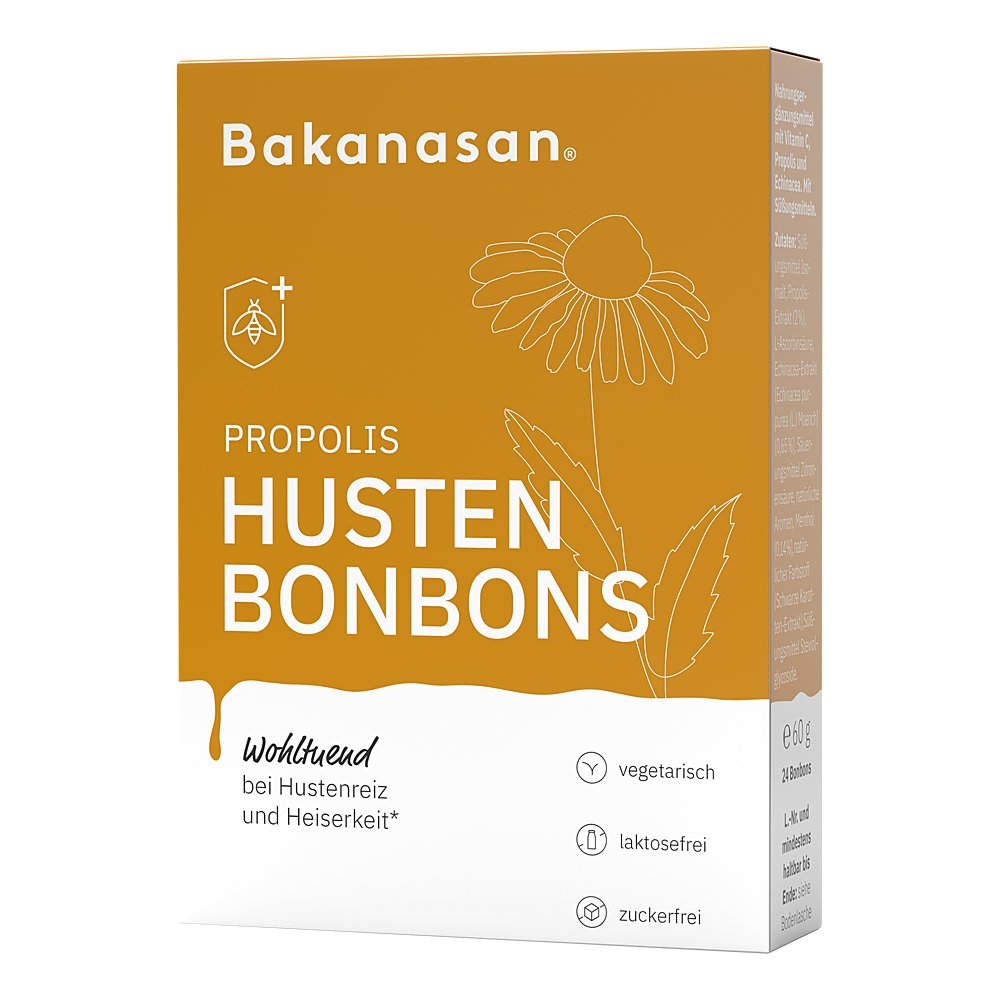 BAKANASAN Propolis Hustenbonbons - 24 St. - gesund.de
